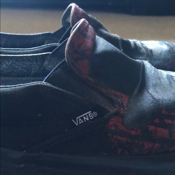 Vans | Shoes | Custom Vans Worn By Merle Allin Ggs Brother | Poshmark